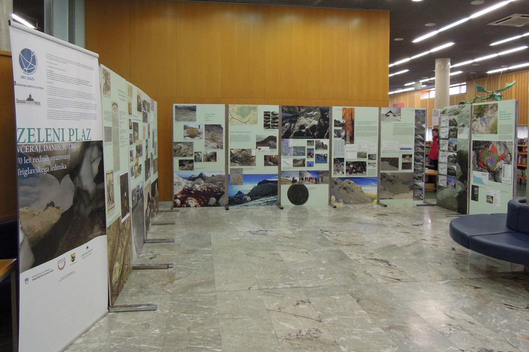 Razstava o Triglavskegem ledeniku - Goriška knjižnica Franceta Bevka